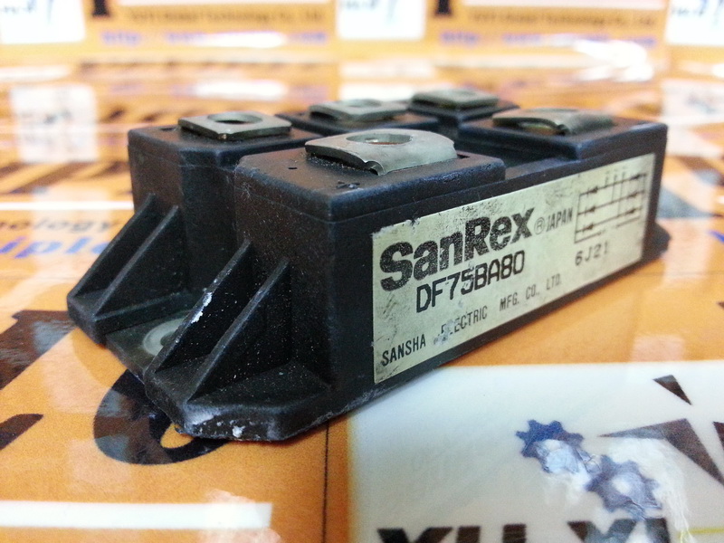 SANREX DF75BA80 THREE PHASE DIODE MODULE - PLC DCS SERVO Control MOTOR POWER SUPPLY IPC ROBOT
